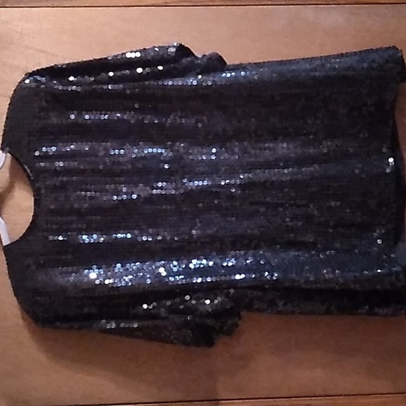 Diane Gilman | Tops | Vintage Diane Gilman Silk Sequin Blouse | Poshmark